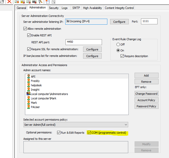 Using API scripts to get more from your EFT Server