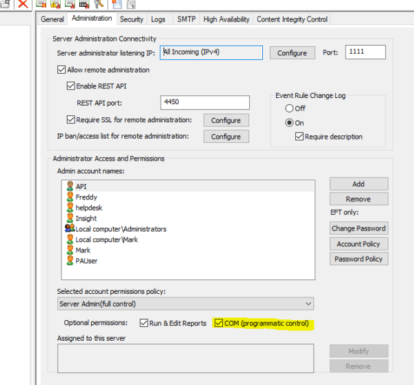 Using API scripts to get more from your EFT Server