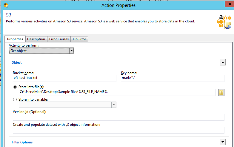 EFT and Amazon S3 storage - Globalscape Software